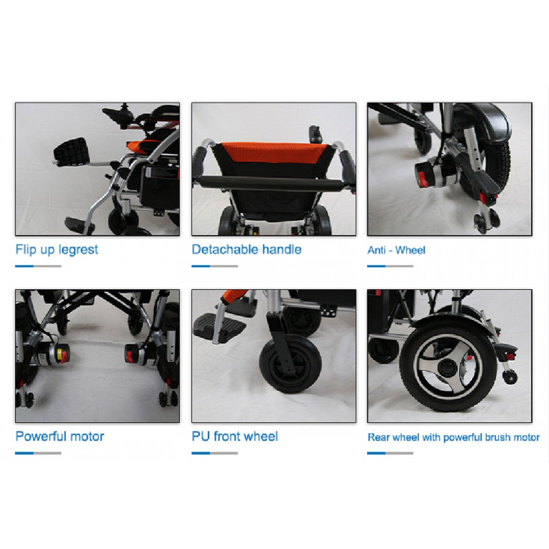 Ultra Lightweight Standard Power Wheelchair with Lithium Battery - Cure ...